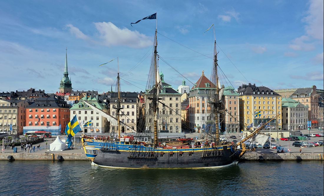 Götheborg has arrived in Stockholm | Götheborg of Sweden