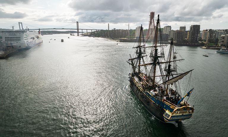 The ship Götheborg uses biofuels to reduce environmental and climate ...