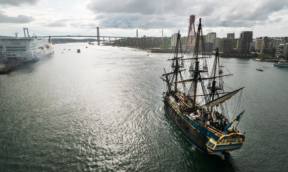 Götheborg is arriving to Gothenburg tomorrow | Götheborg of Sweden