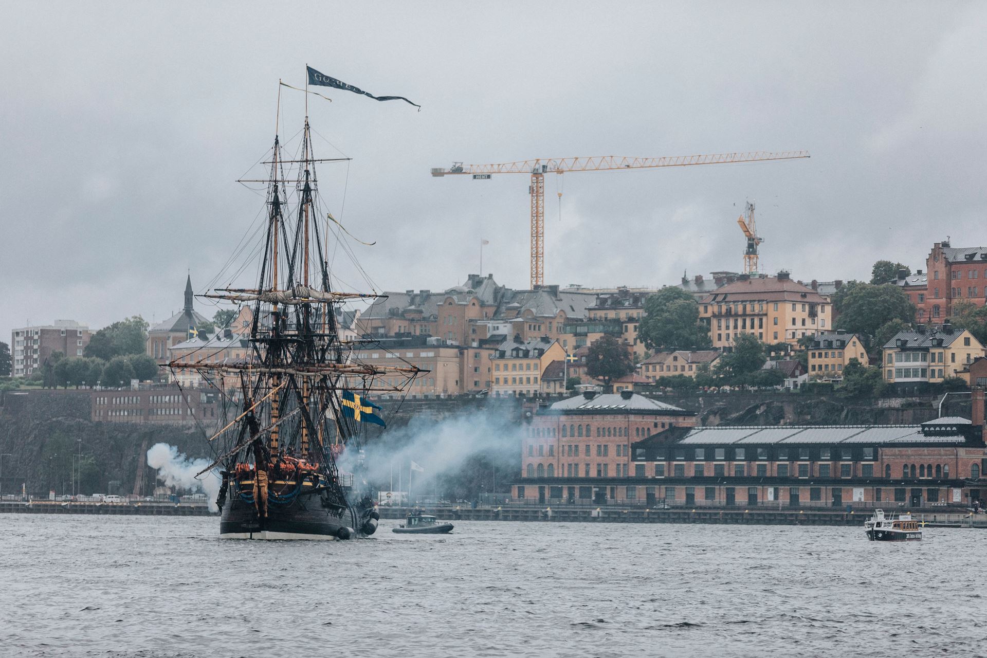The ship Götheborg of Sweden is returning to Stockholm in July ...